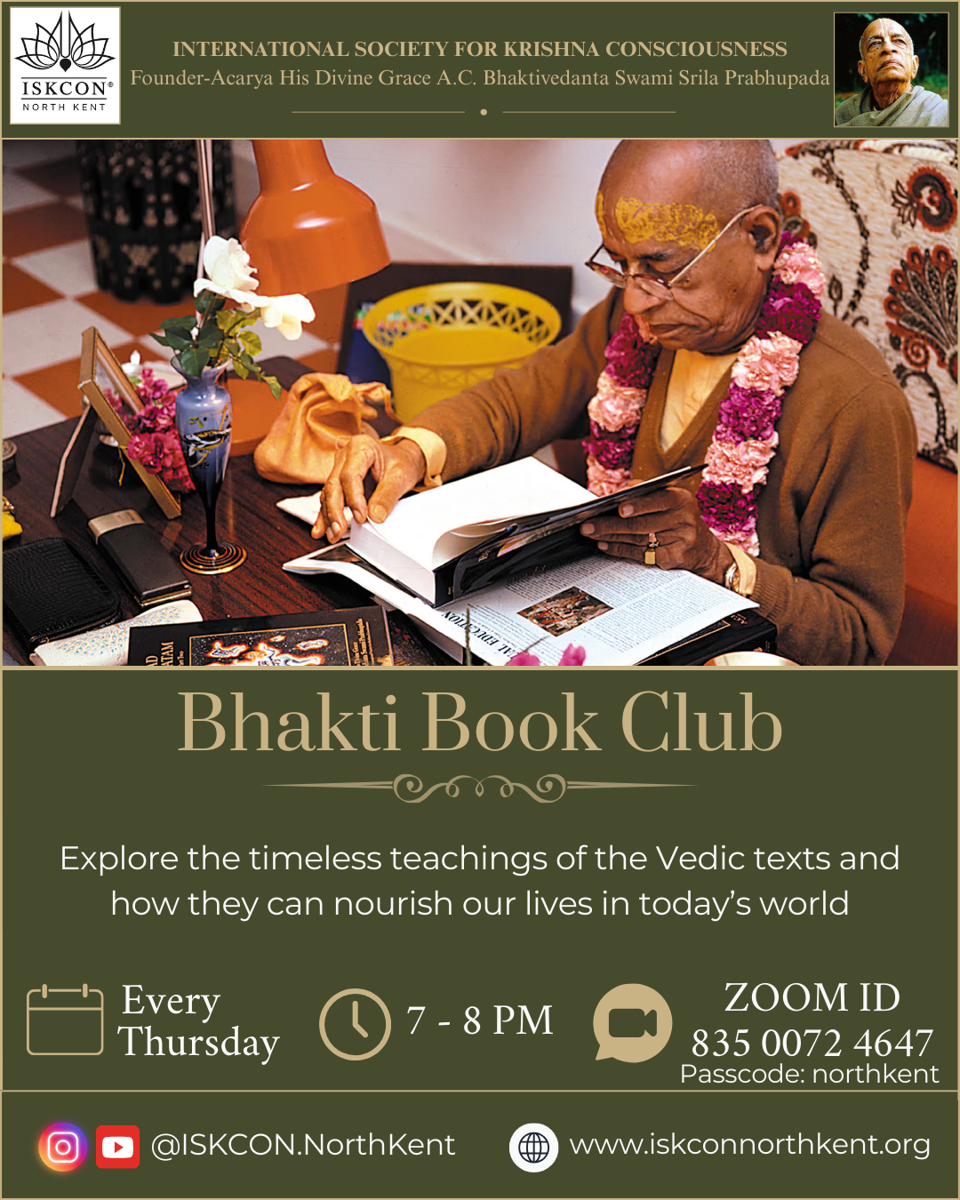 North Kent’s Bhakti Book Club – ISKCON North Kent